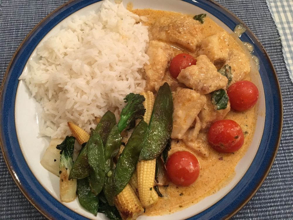 Quick Thai Fish Curry - Arford Books Cooks